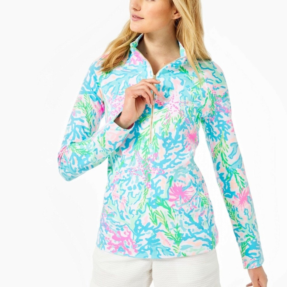 Lilly Pulitzer Coral Bay Popover - Gem